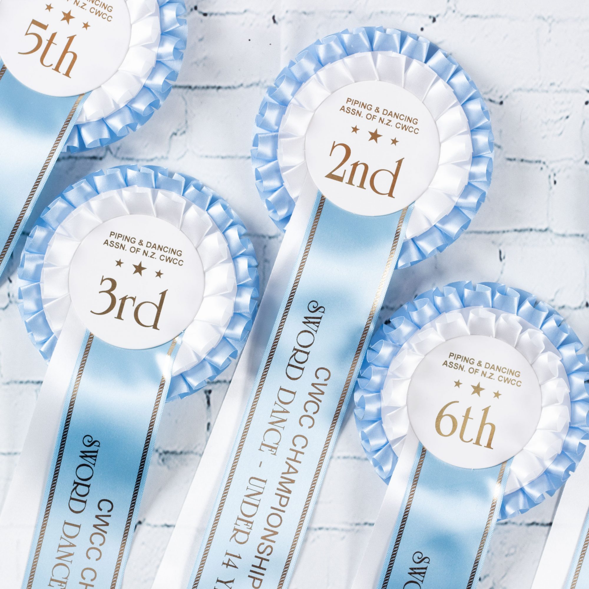 Rosettes, Prize Ribbons & Customised Sashes | Christchurch, NZ