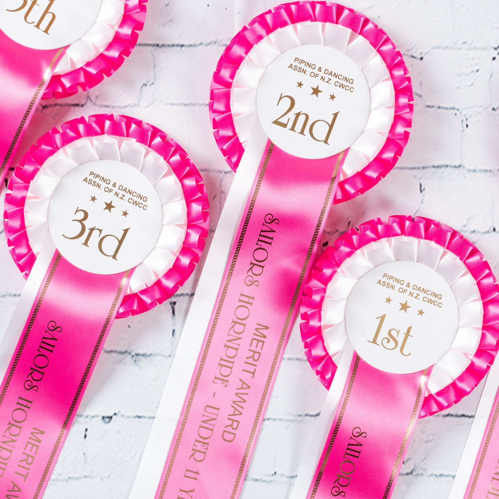 Dancing events - Ribbons and Rosettes