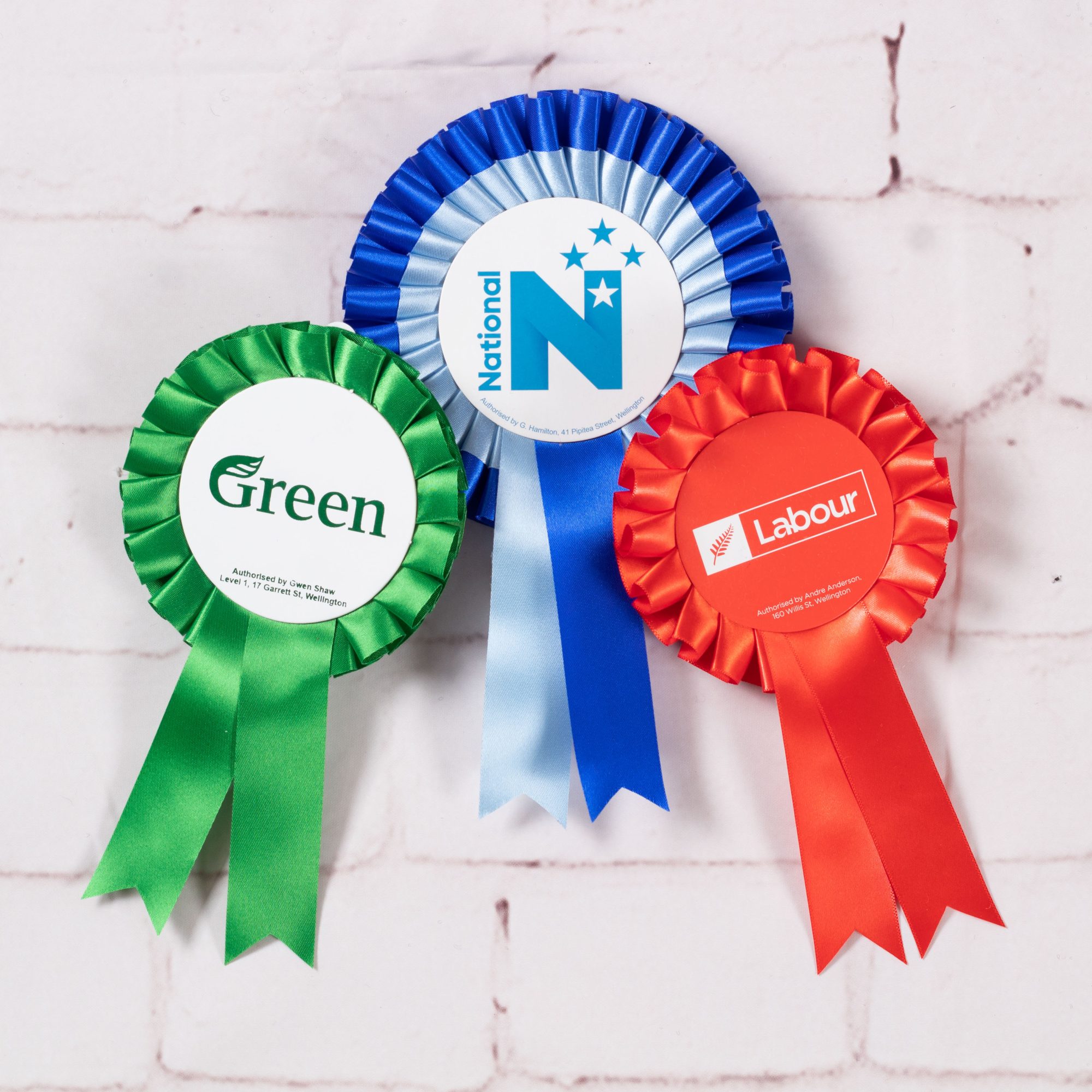 Politics - Ribbons and Rosettes