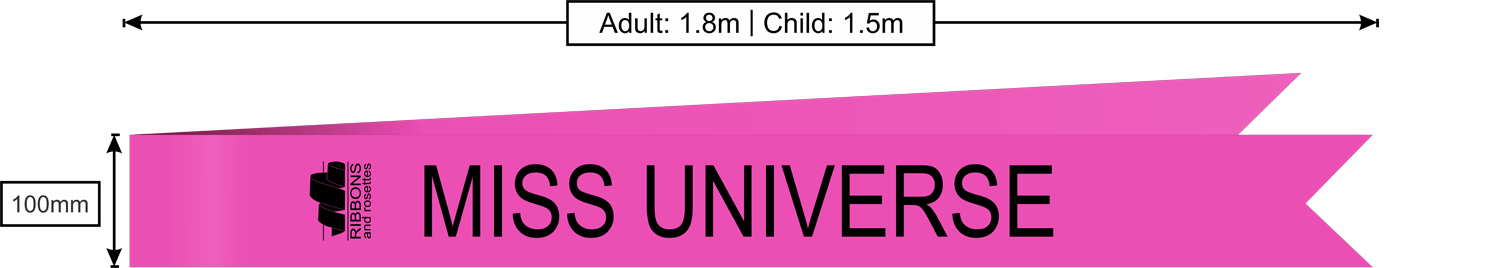 Body Sashes, Printed Prize Ribbons & Rosettes | Christchurch, NZ