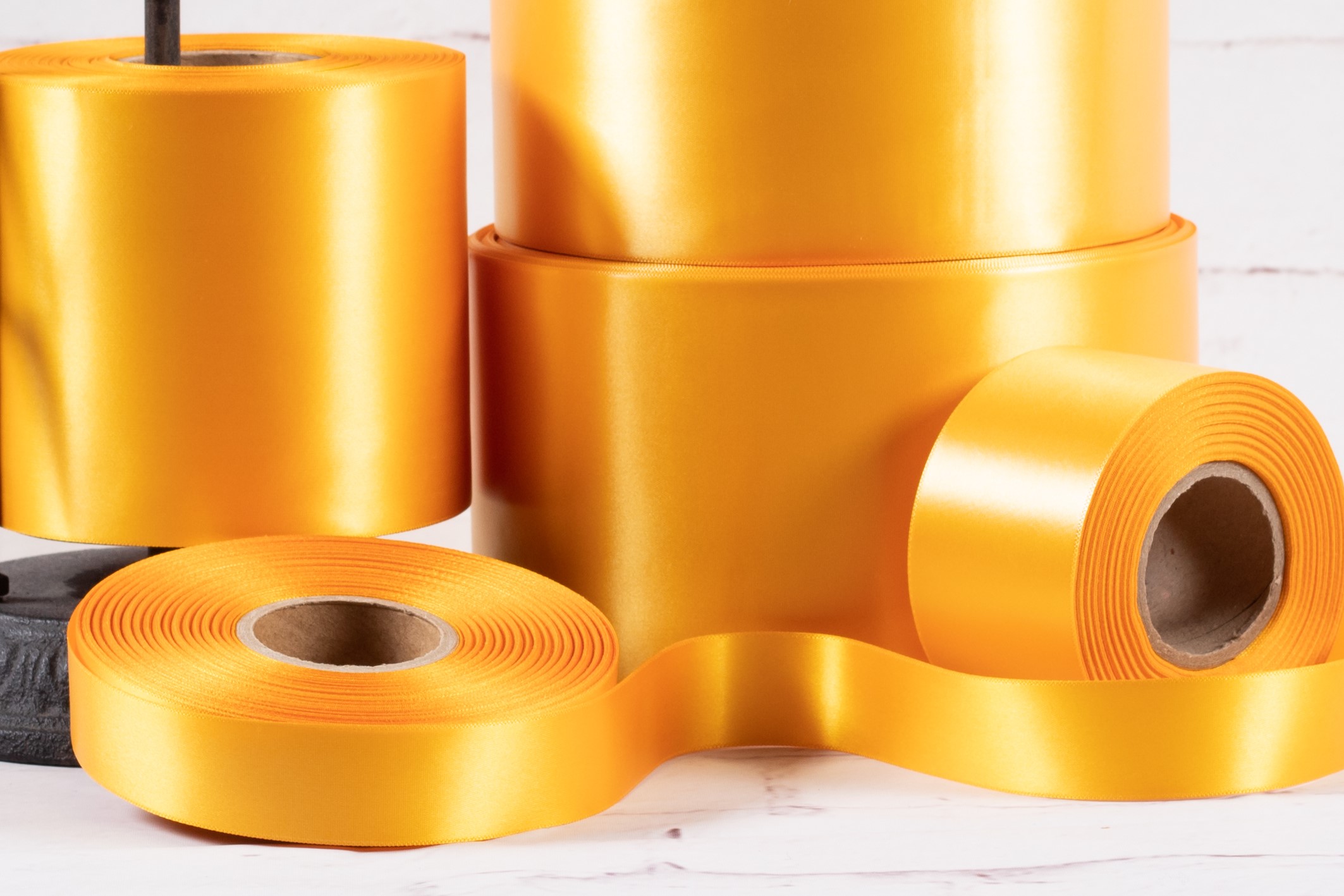 Polyester Woven Edge Satin Ribbon - Ribbons and Rosettes