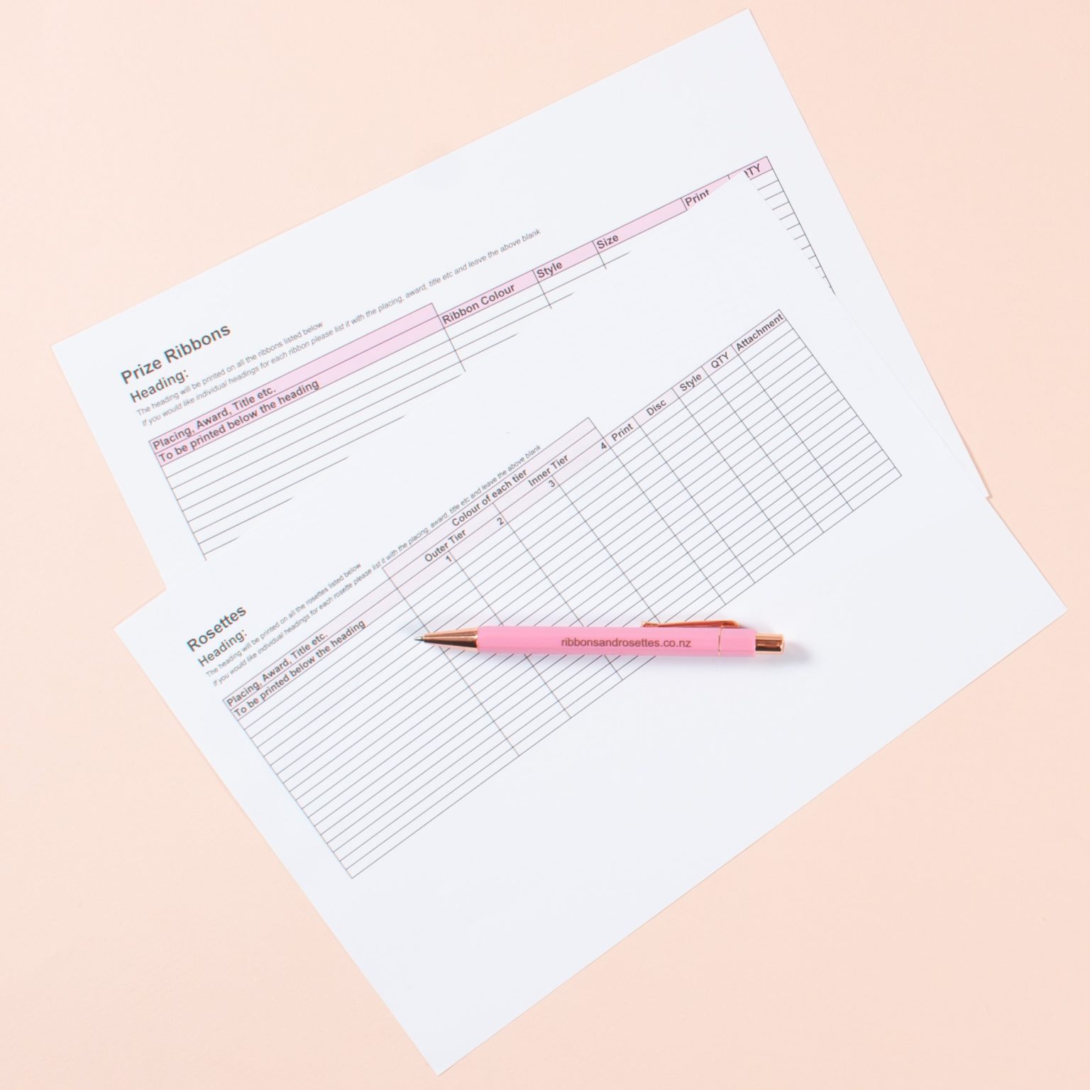 Resources - Ribbons and Rosettes